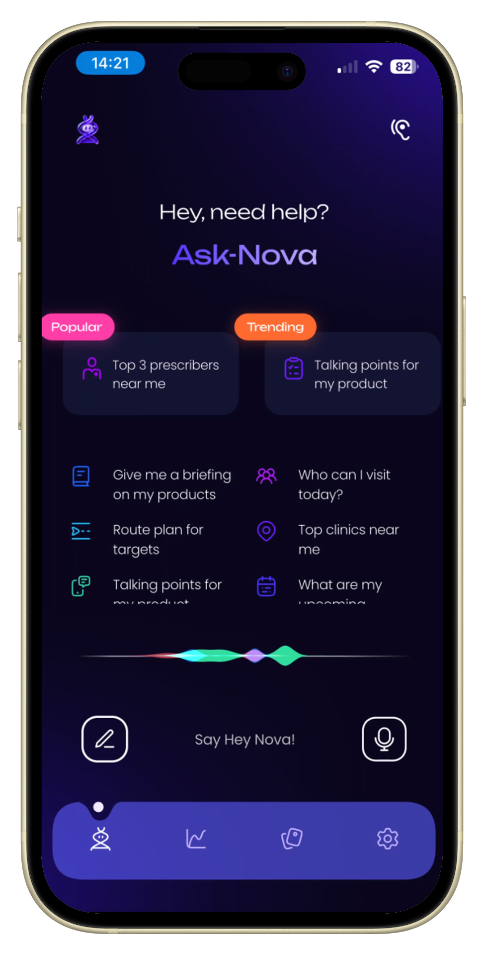 Ask-Nova | AI Sales Companion for Med-Tech & Life Sciences